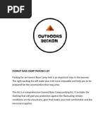 DofE Gold Expedition Kit List 2025 | PDF