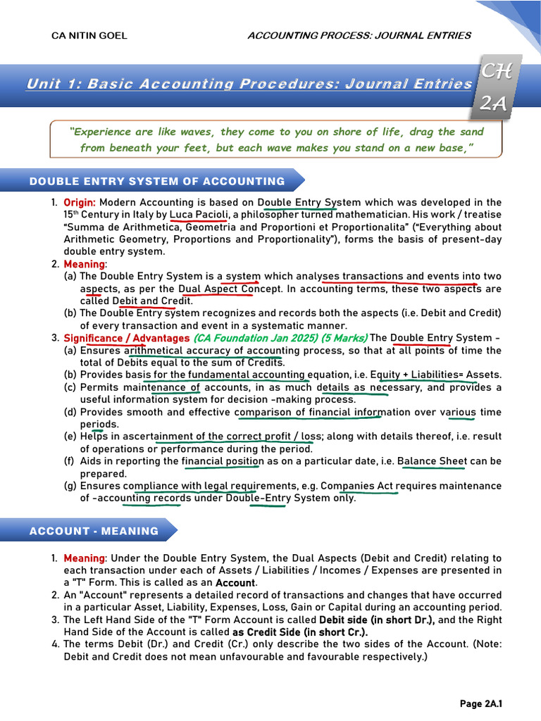Double Entry Accounting Explained | PDF | Debits And Credits | Taxes