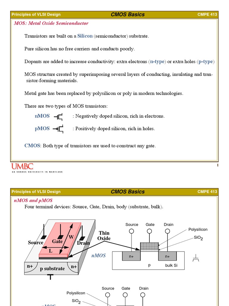 Mos, Cmos, Transmission Gates | PDF | Mosfet | Cmos