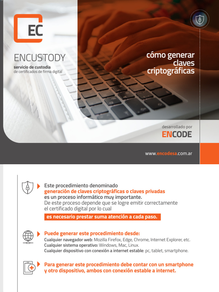 Generación de Claves Criptográficas EC | PDF | Aplicación movil ...