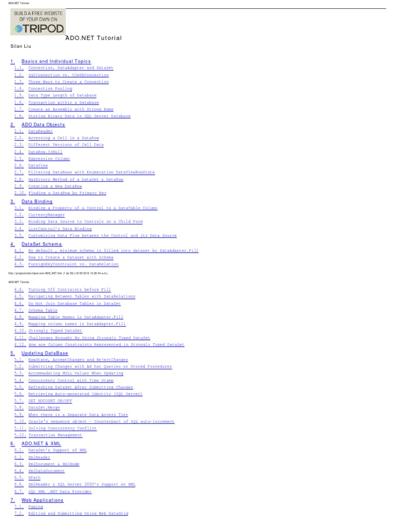 An In-Depth Guide to ADO.NET Fundamentals and Best Practices | PDF ...