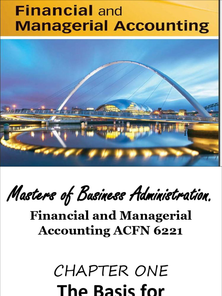 The basis for Financial decision-1-15 | PDF | Accounting | Information