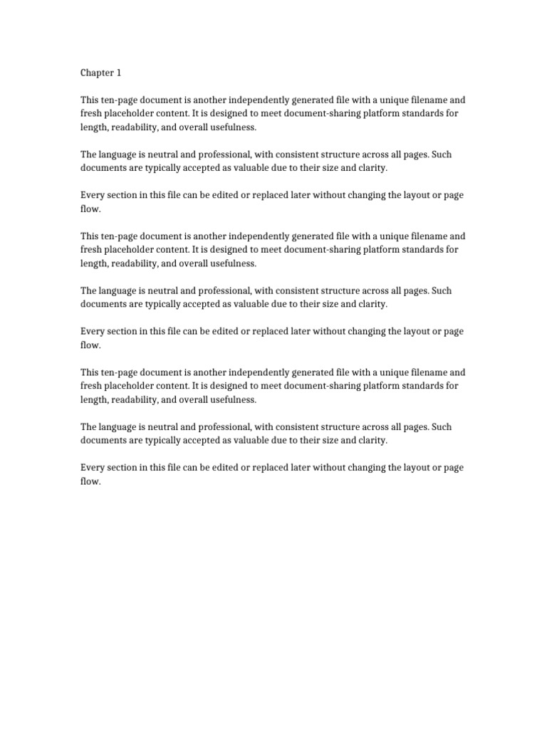 Ten Page Professional Document v15 | PDF | Page Layout | Filename