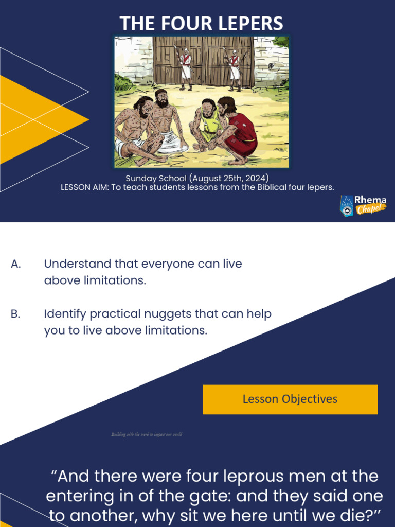 the Four Lepers | PDF | Books Of Kings | Leprosy