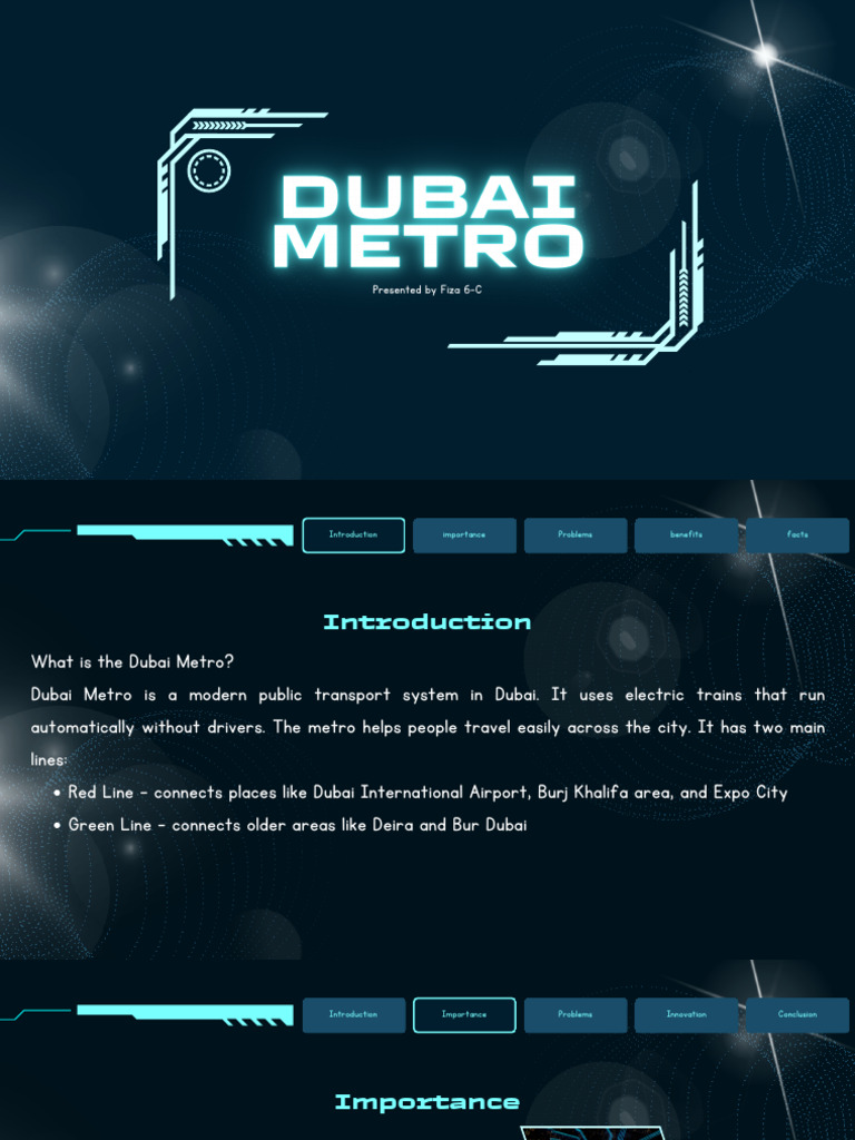 Navy Light Green Futuristic Technology Group Project Presentation | PDF