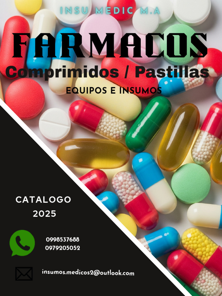 Catálogo de Comprimidos y Pastillas 2025 | PDF | Farmacología ...