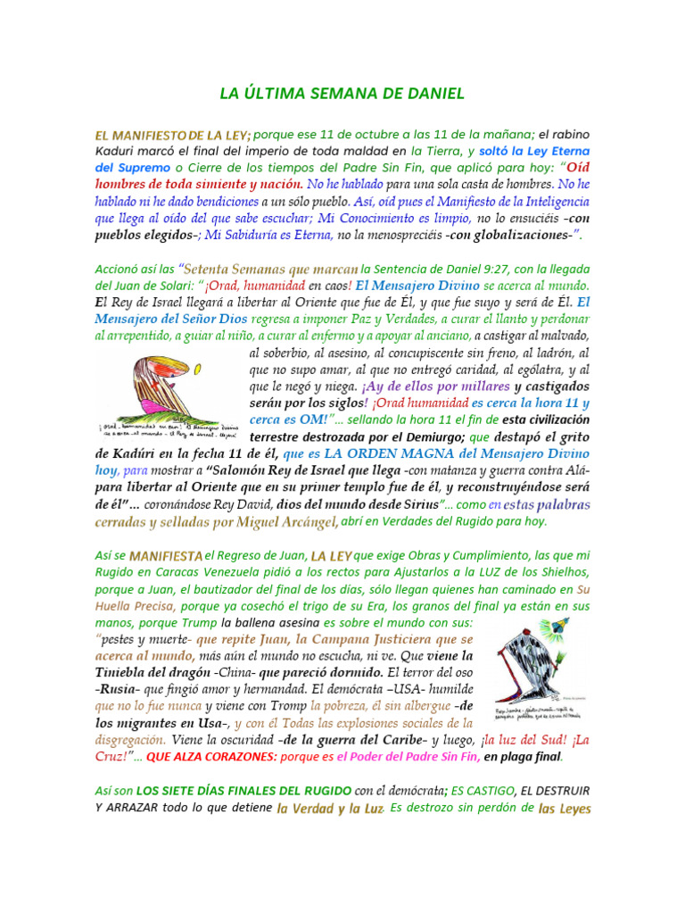 2025-11-5 - 6 LA ÚLTIMA SEMANA DE DANIEL | PDF