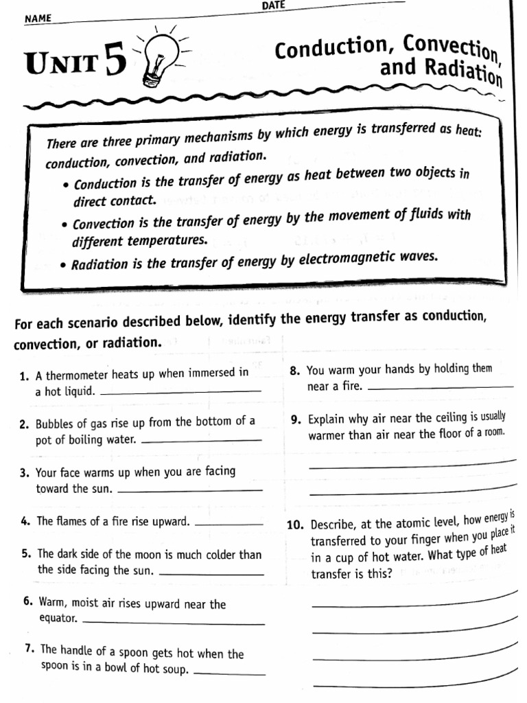 Conduction, Convection, Radiation | PDF