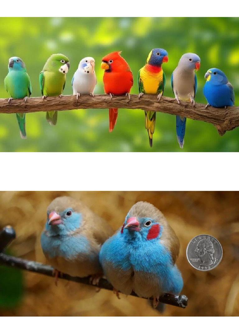 multiple birds on a single branch of tress | PDF