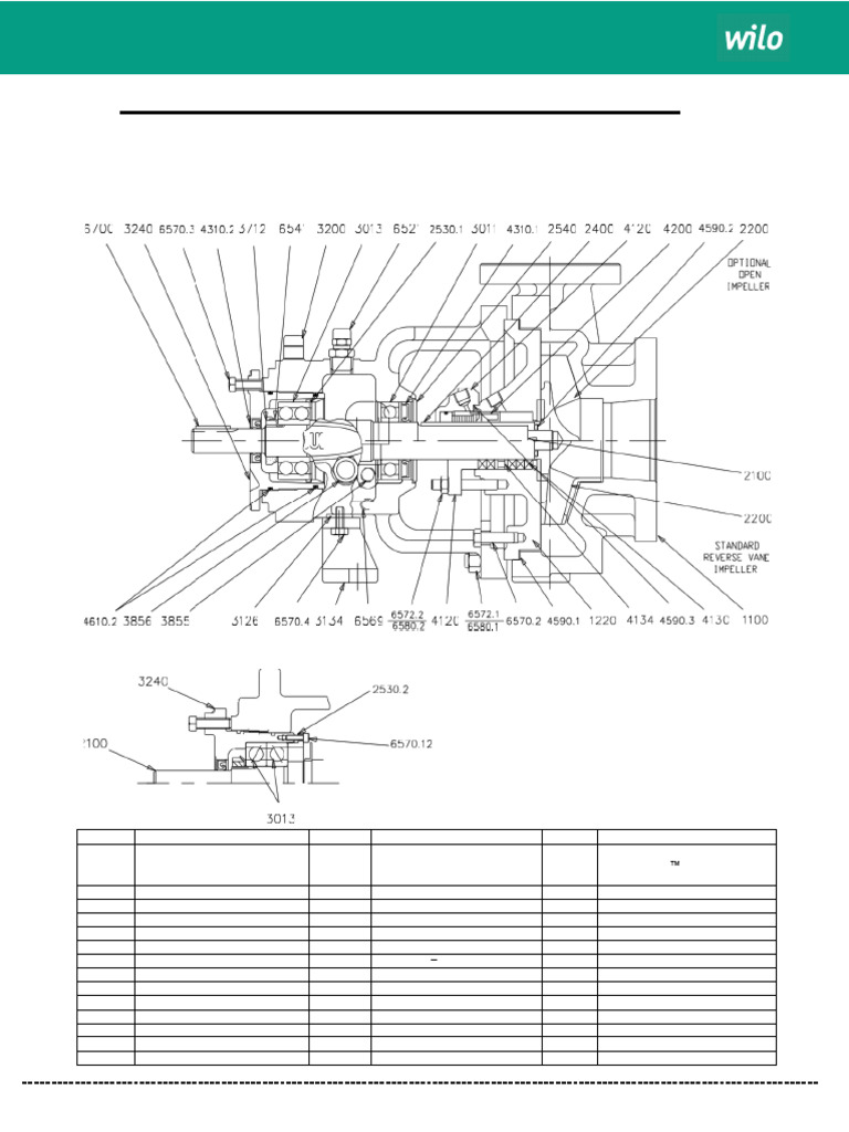 D SERIES ANSI Chemical Pump Assembly Drawing | PDF | Pump ...