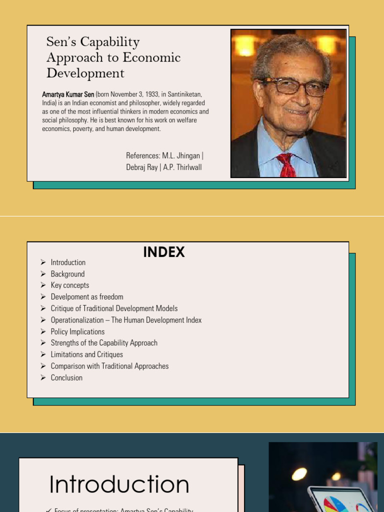 Sen's Capability Approach to Development | PDF | Economics | Liberal ...