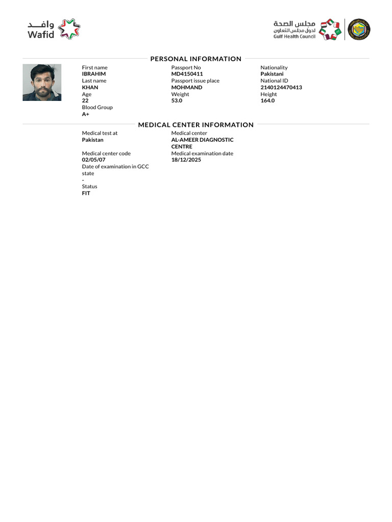 Medical Status | PDF