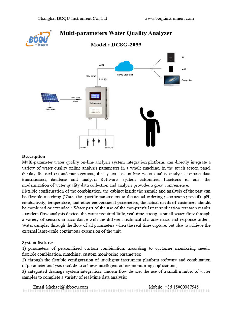DCSG-2099 Multi-Parameters | PDF | Water Quality | Salinity
