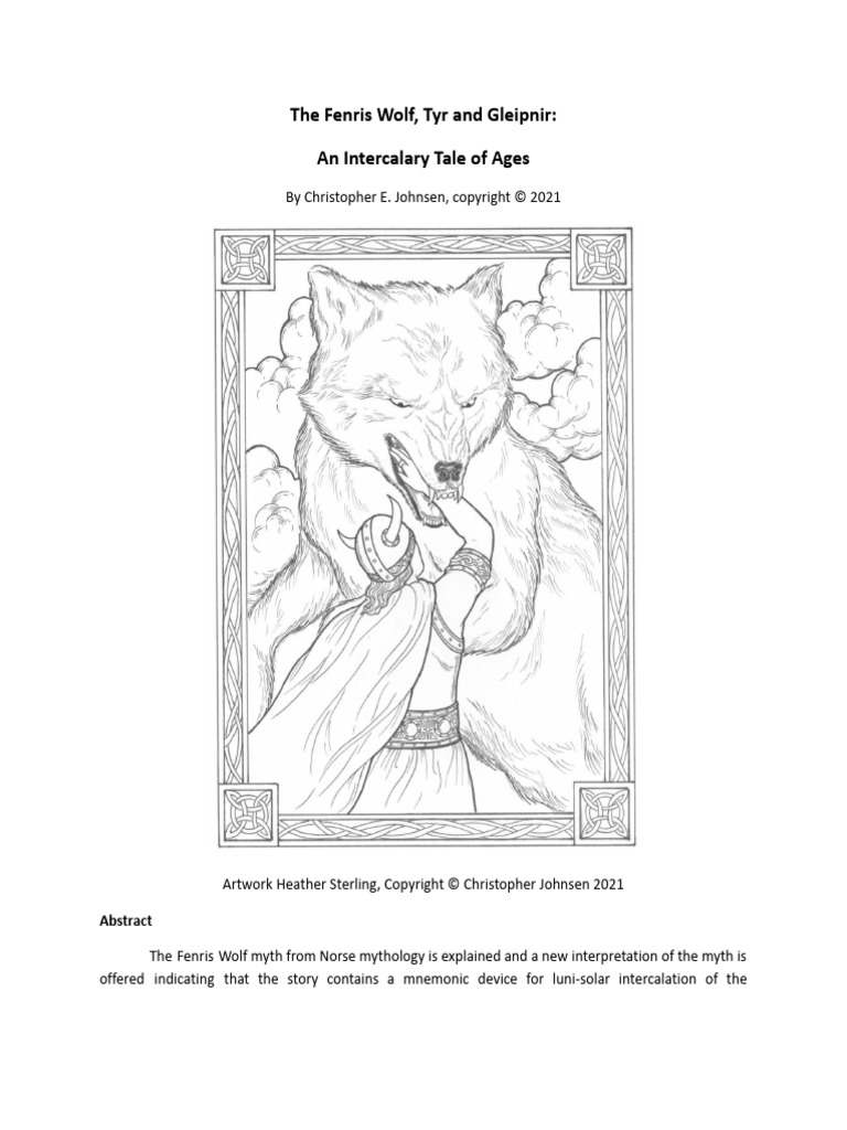 Fenris Wolf: Norse Myth and Calendar Insights | PDF | Zodiac
