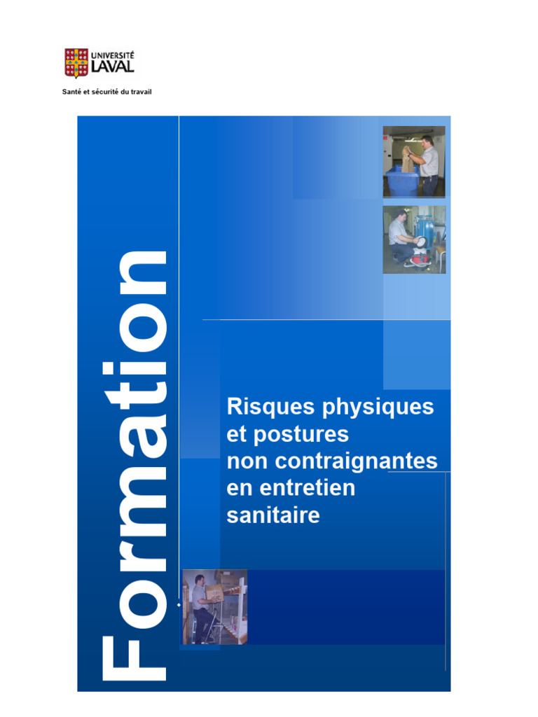 Prévention des risques en entretien sanitaire | PDF | Vertèbre | Tendon