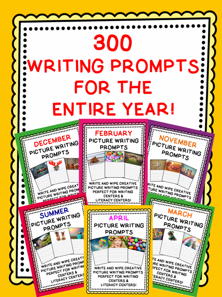 Writing Prompts For The Entire Year!: December | PDF | Communication ...