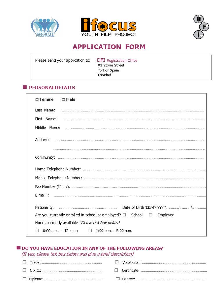 Csp Revised Application Form 27-10-2016 | PDF