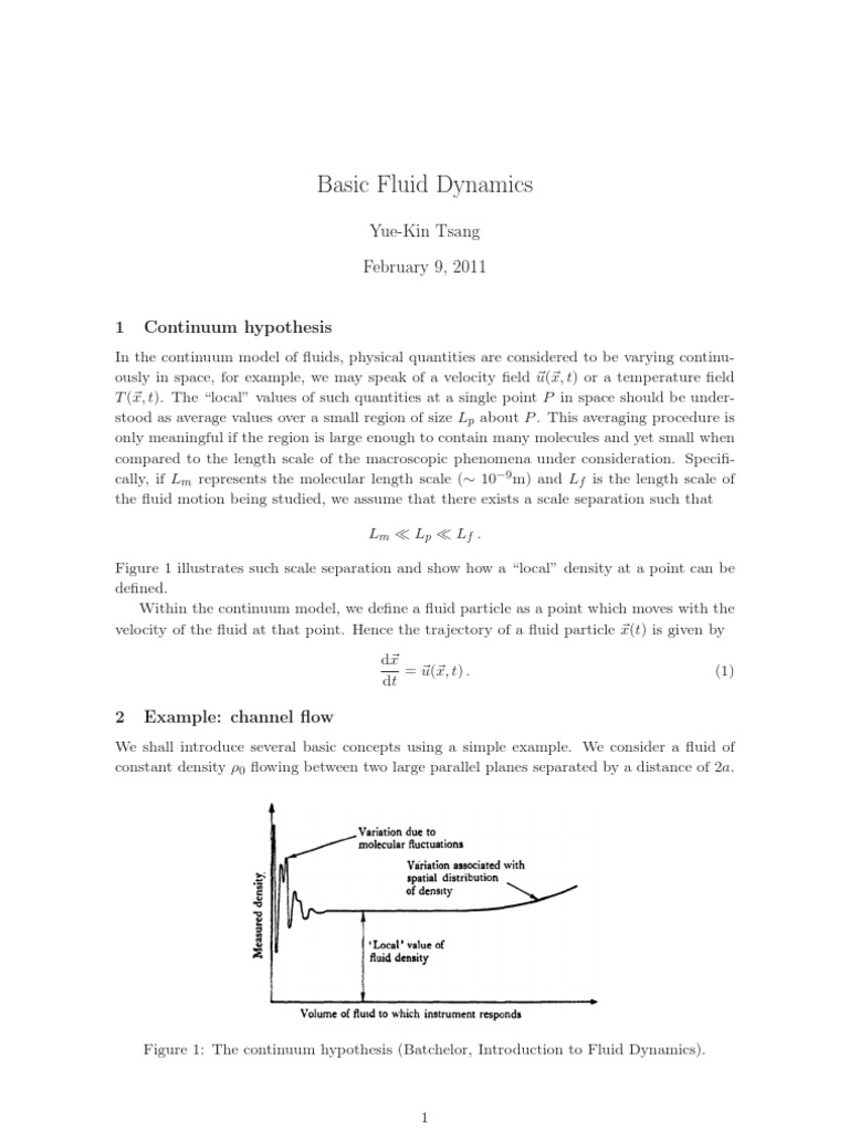 Fundamentals of Fluid Dynamics Concepts | PDF | Foreign Language ...