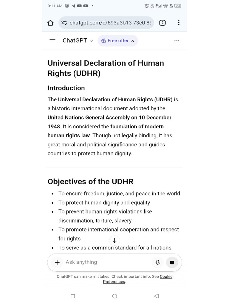 UDHR | PDF
