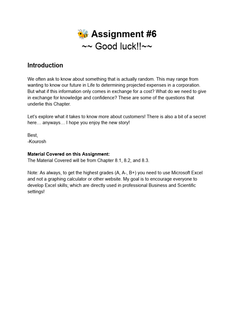 F0 9F 90 9D+M146+Assignment+ 236 | PDF | Standard Deviation | Sampling ...