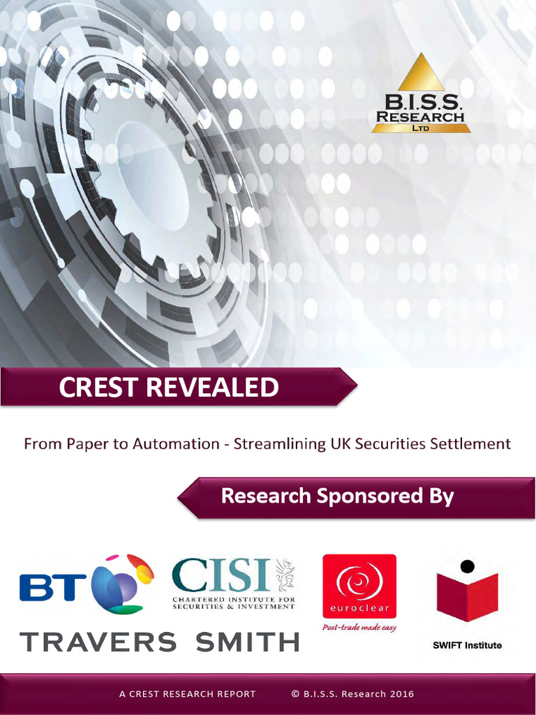 Crest Biss Industry Report Final for Publication | PDF | Securities ...