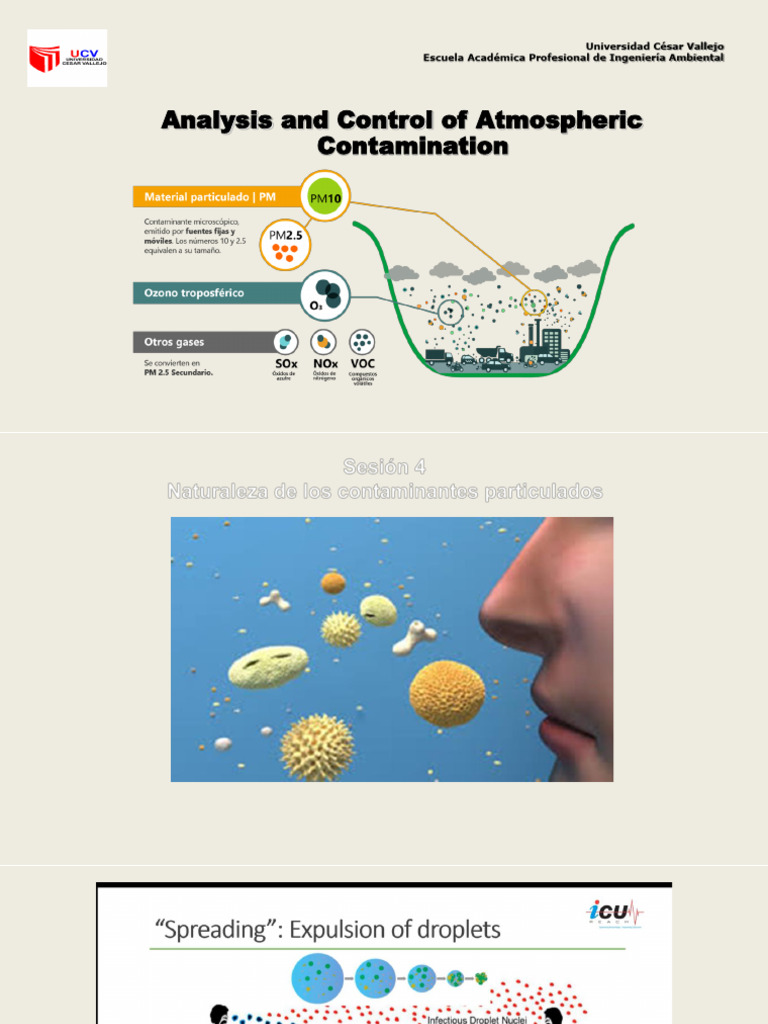 Sesión 4 Contaminantes Particulados New | PDF | Partículas | Aerosol