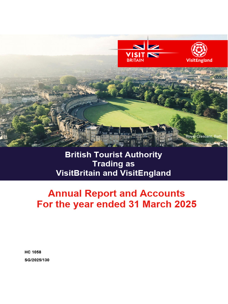 VisitBritain 2024-25 Annual Report | PDF | Tourism | United Kingdom