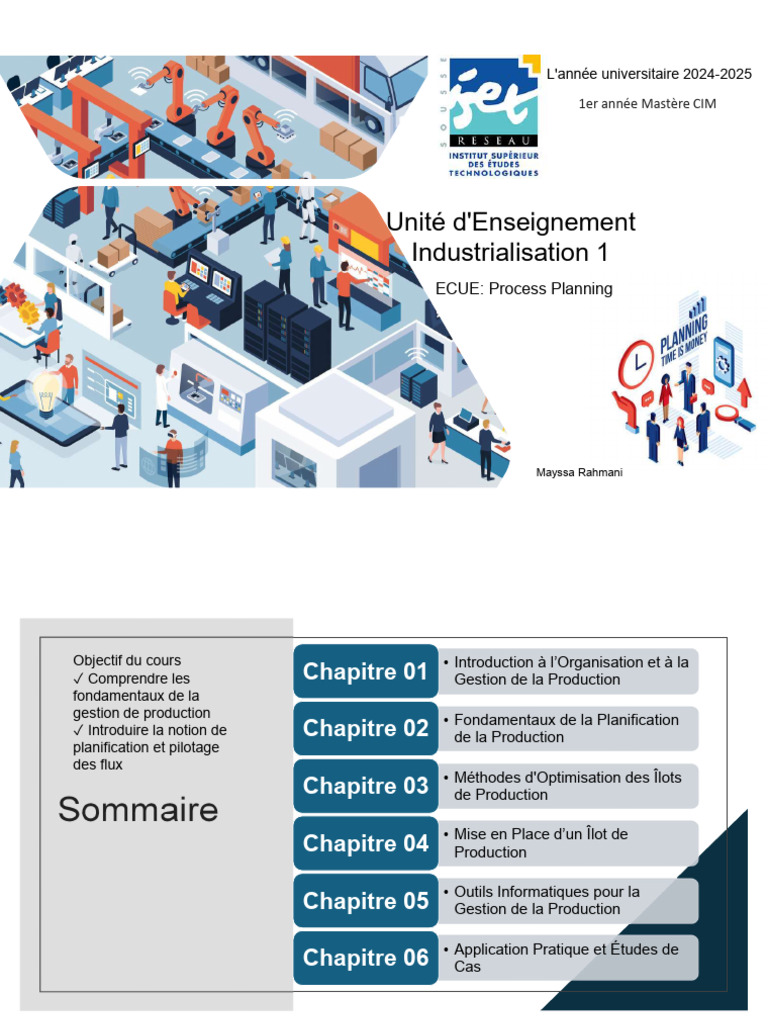 Planification et Gestion de Production | PDF | Progiciel de gestion ...