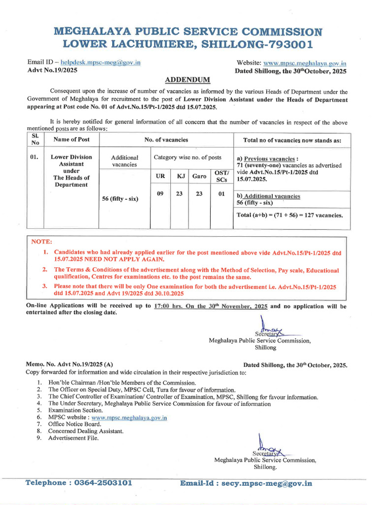 Addendum 30 Oct 2025 A | PDF