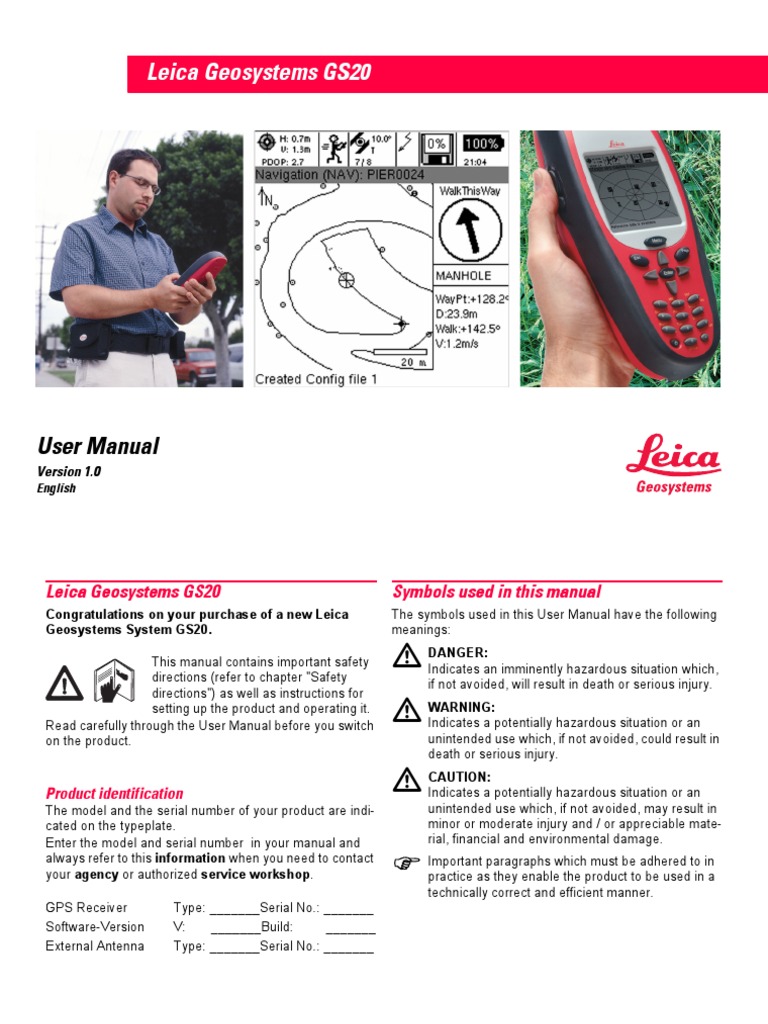Manual GS20 | PDF | Global Positioning System | Geographic Information ...