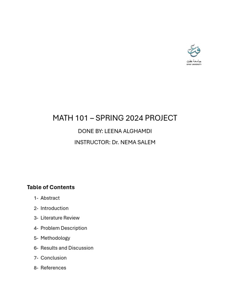 Calculus Project | PDF | Electrical Network | Inductor