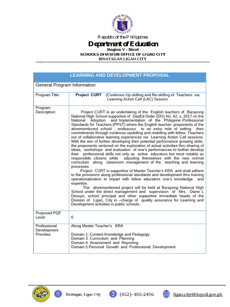 PROJECT CURT 2023 For SUBMISSION | PDF | Teachers | Educational Assessment