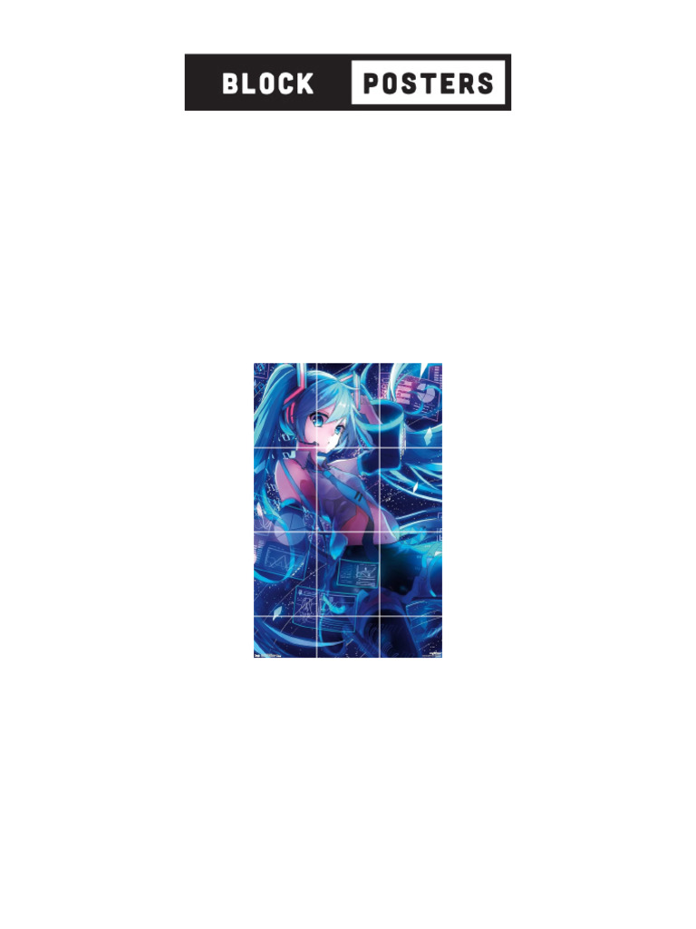 Block Poster Printing Settings Guide | PDF