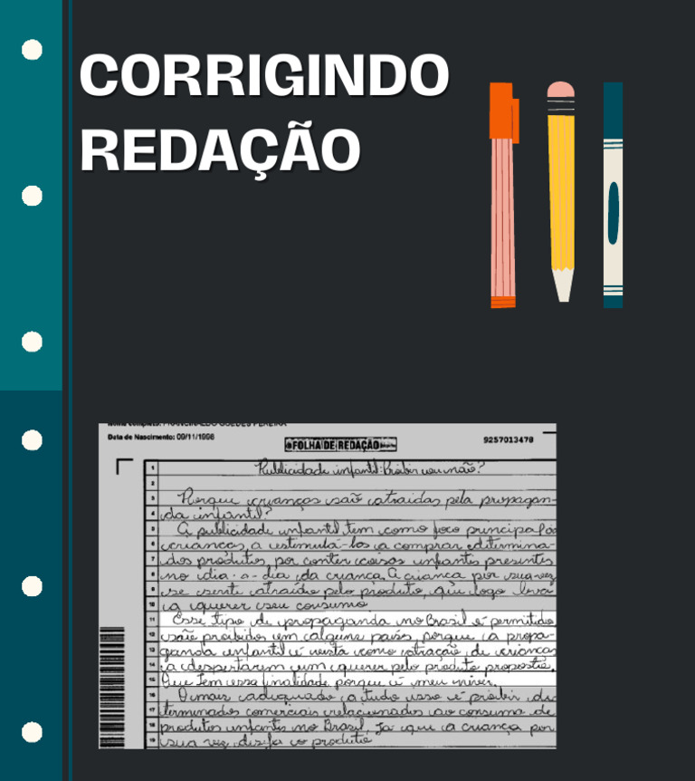 English Language Arts Writing Practice Presentation in Blue and Teal ...