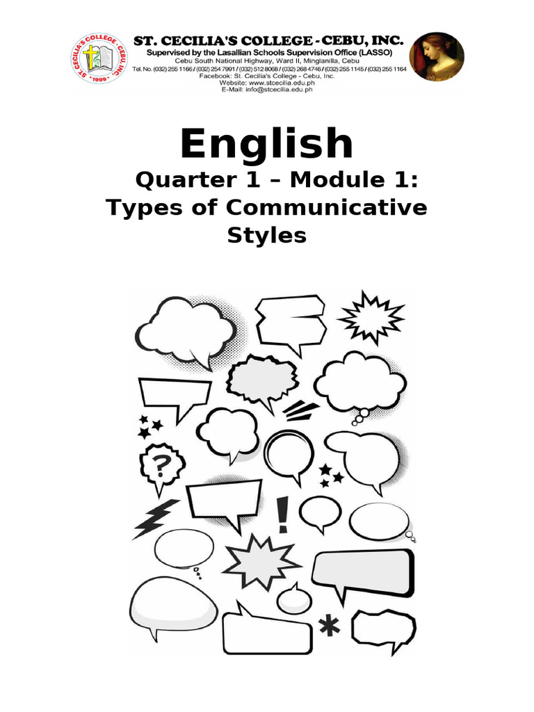 Group 6 Types of Communicative Styles | PDF | Learning | Communication
