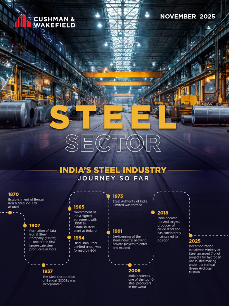 India's Steel Industry Growth Overview | PDF | Alloy | Steel
