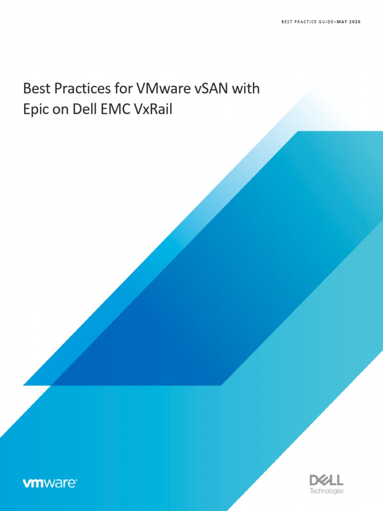 Vmw Best Practices Vmware Vsan Epic Dell Emc Vxrail | PDF | V Mware ...