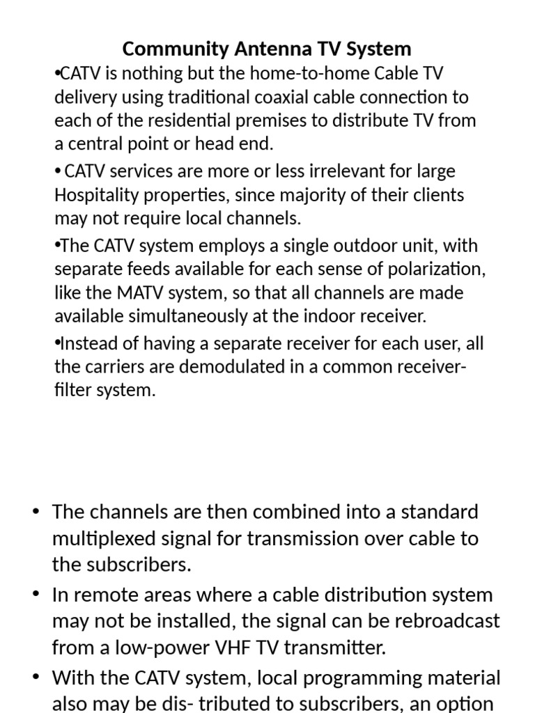 Catv Satellite | PDF