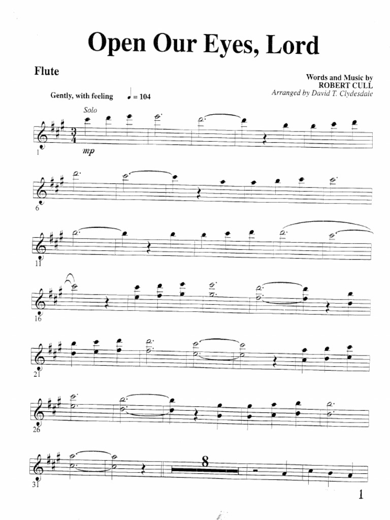 Make Us One - 01 Open Our Eyes Lord | PDF