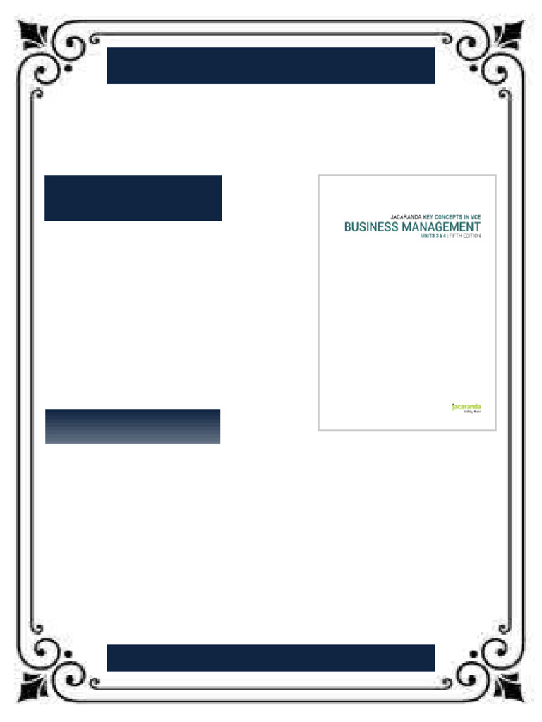 Jacaranda key concepts in vce business management units 3 & 4 fifth ...