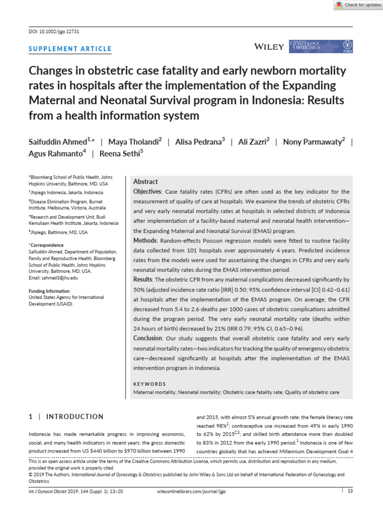 4_Neonatal Mortality Rate | PDF | Maternal Death | Childbirth