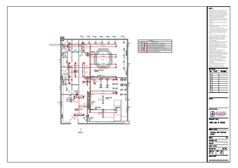 Risto-dr-14 Exisitng Fire Fighting Layout | PDF