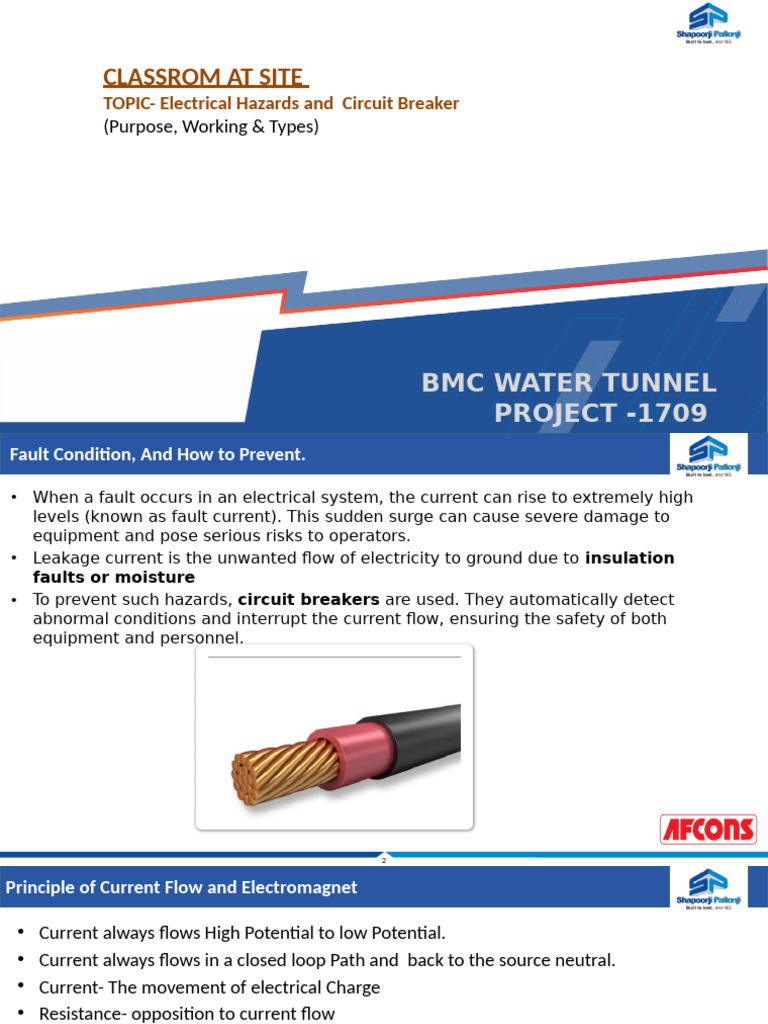 Electrical Hazards & Circuit Breakers Guide | PDF | Electric Current ...