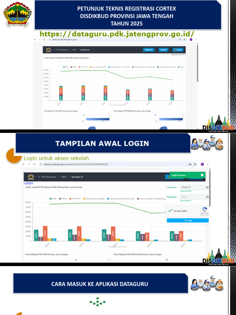 Panduan Registrasi Cortex 2025 Jateng | PDF