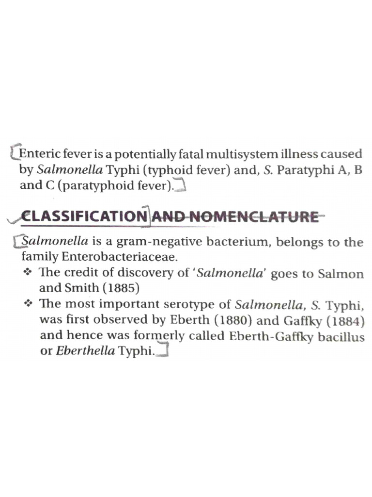 Enteric Fever | PDF