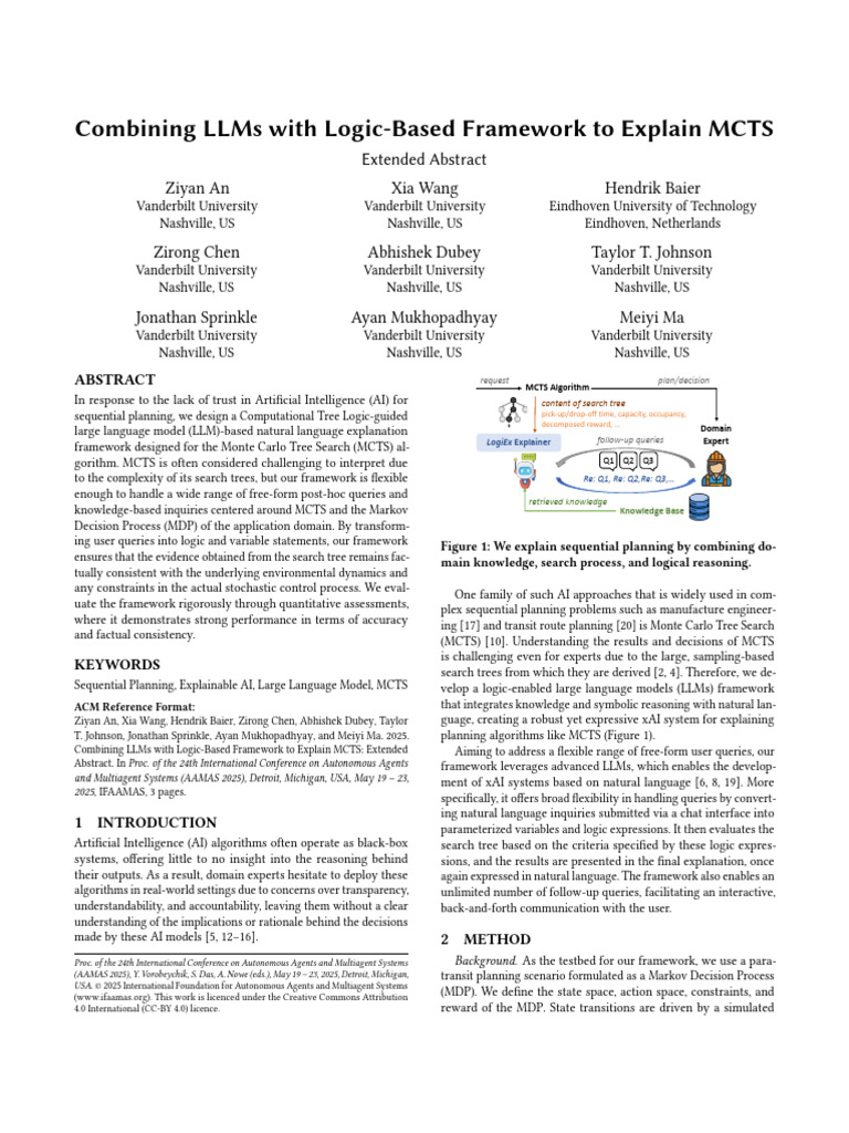 LLMs for Explainable MCTS Framework | PDF | Artificial Intelligence ...
