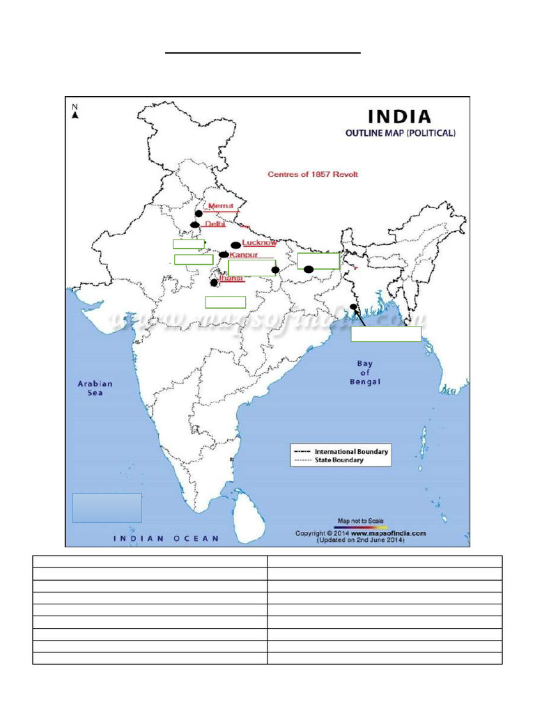 History - Ch-5 - When People Revolt (Map Work) | PDF