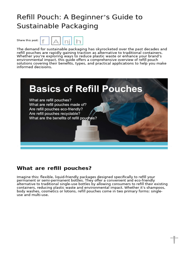 Beginner's Guide to Refill Pouches | PDF | Recycling | Polyethylene