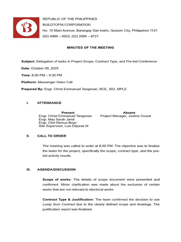 Complied MoM Group-2 | PDF | Business