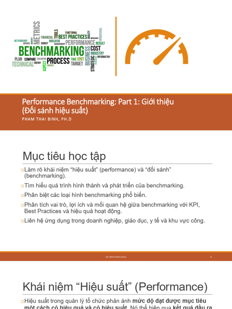 Slides 7 Benchmarking Revised | PDF